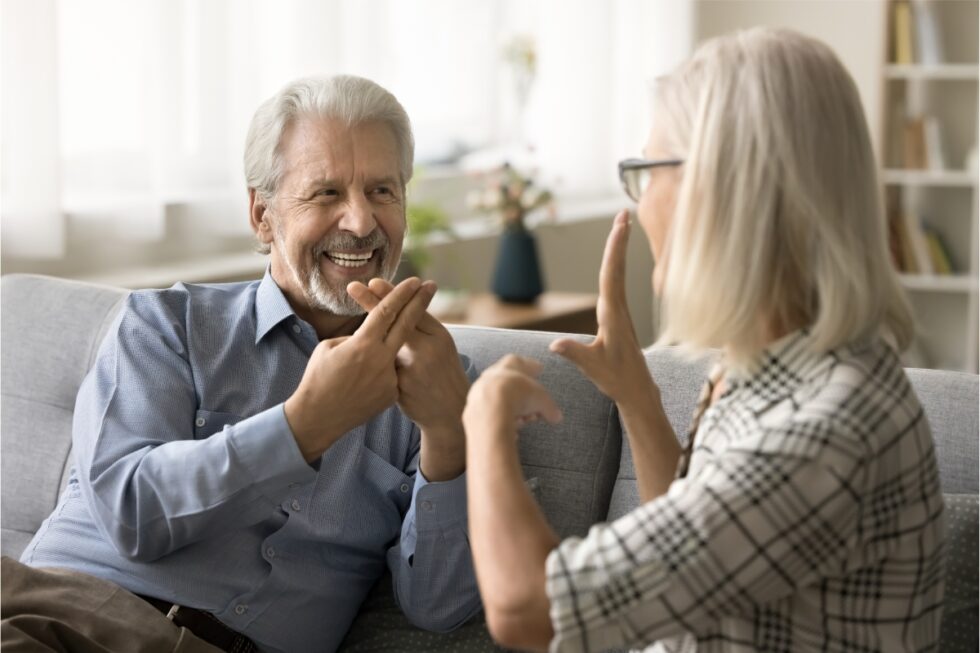 Learning Sign Language With The Elderly - The Chestnuts